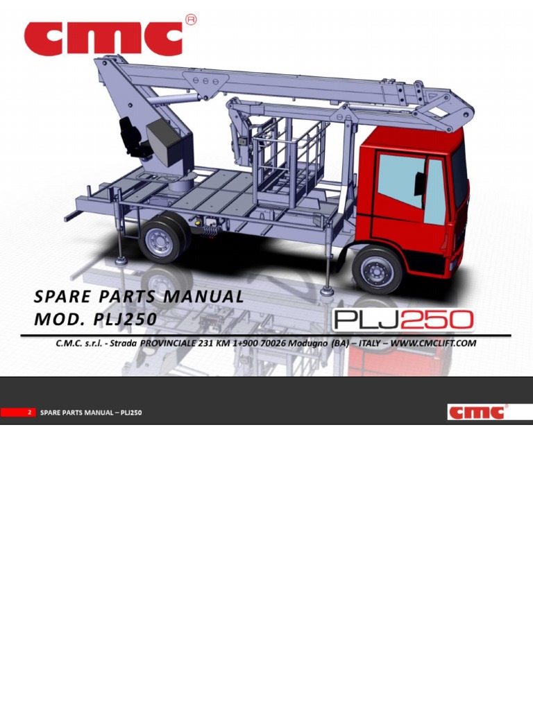 Spare Parts Manual for PLJ250 Forklift: A Comprehensive Guide to ...