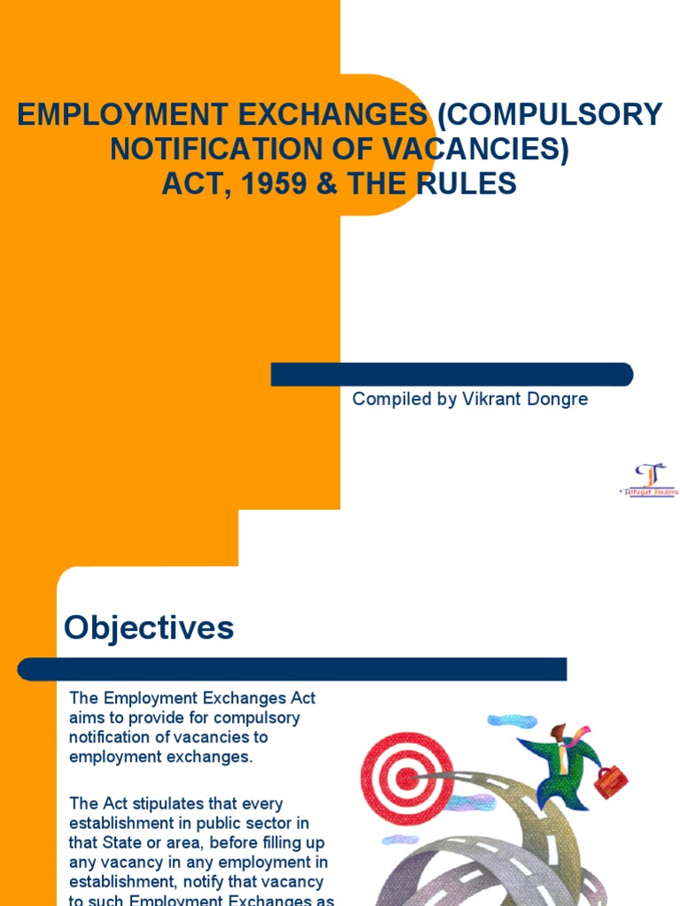 An Overview of the Employment Exchanges (Compulsory Notification of ...