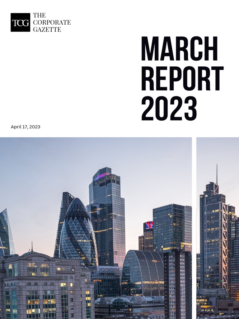 TCG March Report 2023 1681756740 | PDF | Credit Default Swap | Inflation