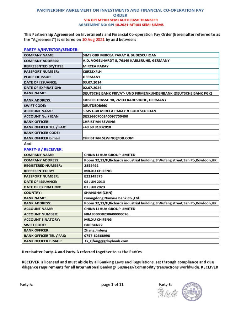 Doa Gpi Semi Auto Simms 150821 | PDF