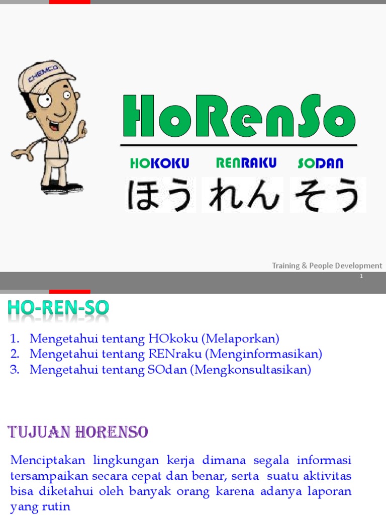 Materi Horenso | PDF