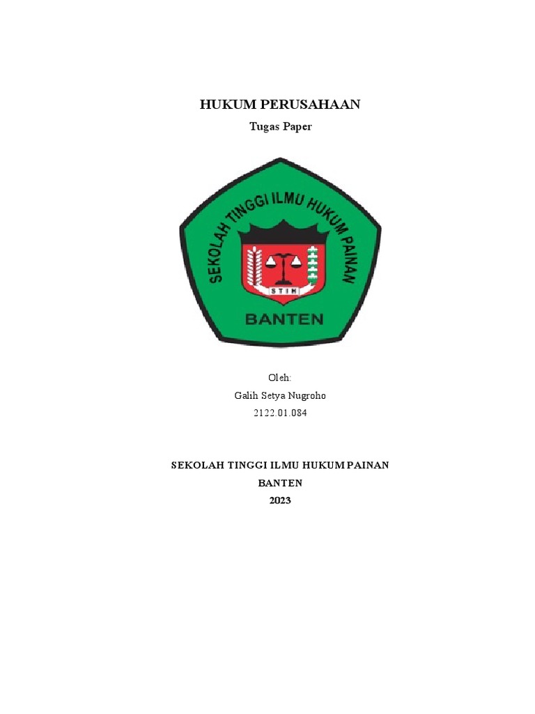Hukum Perusahaan | PDF