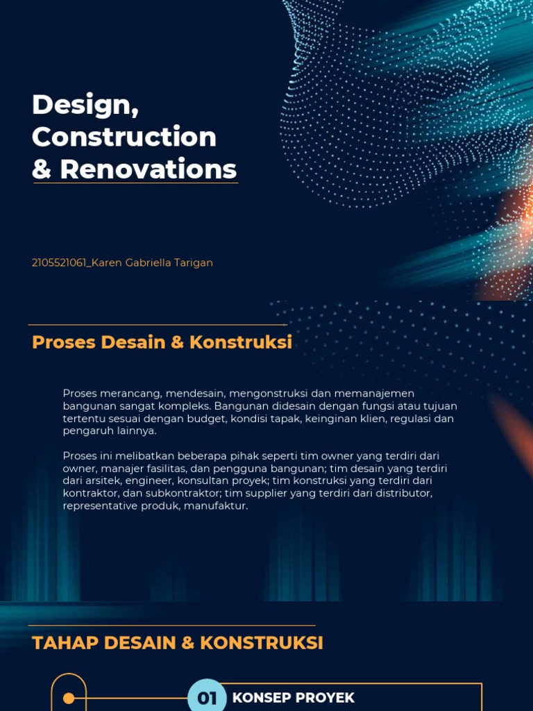Proses Desain dan Konstruksi Bangunan | PDF