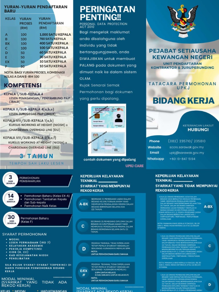 Risalah UPKJ-Bidang Kerja | PDF