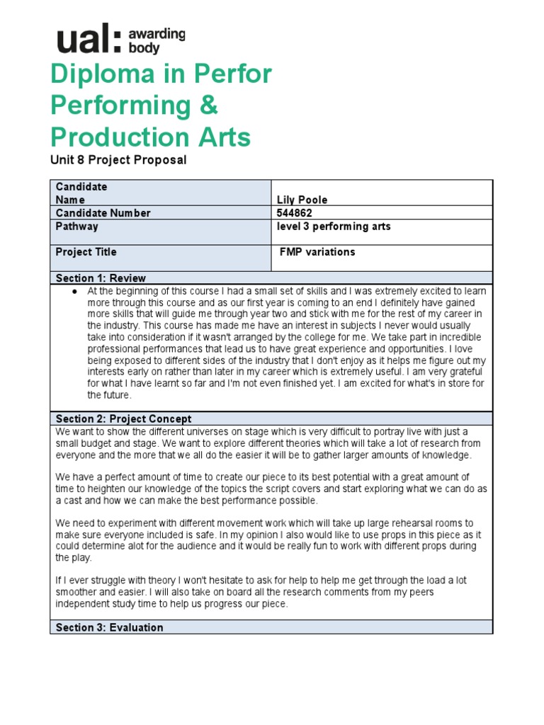 Project Proposal Form | PDF Project Proposal Form | PDF