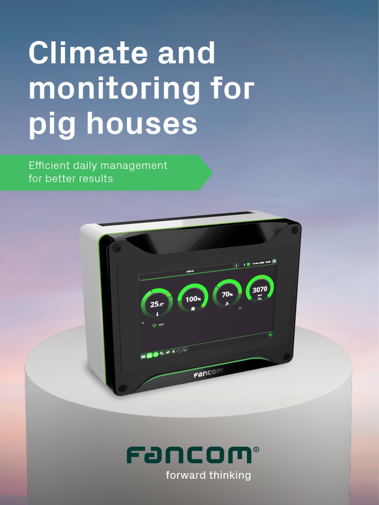FAN2114 Productbrochure Monitoring Pigs GB | PDF | Breathing | Automation