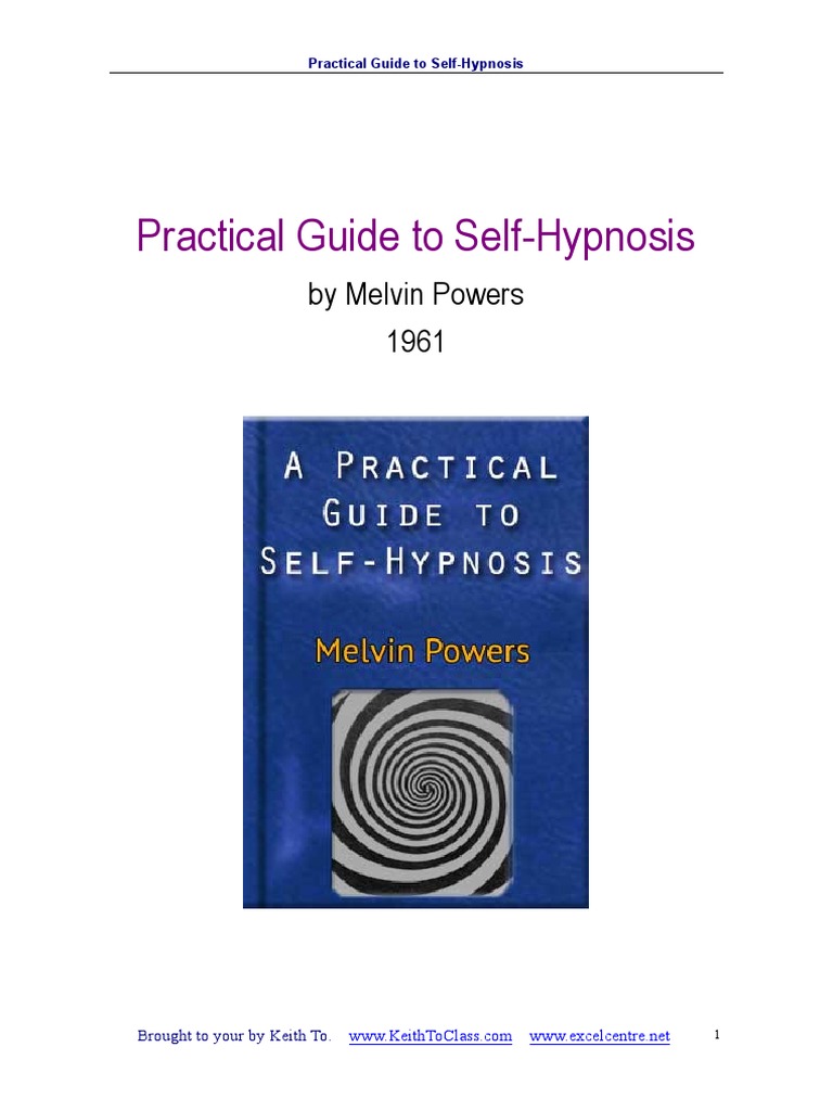 Practical Guide To Self-Hypnosis - PDF Room | PDF