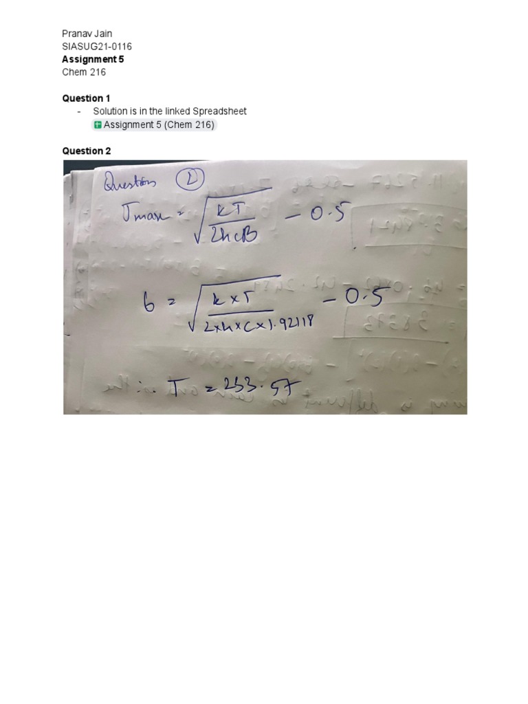 Assignment 5 (Pranav Jain) | PDF