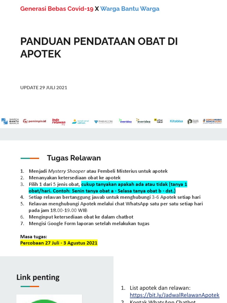 [New] Panduan Data Apotek | PDF