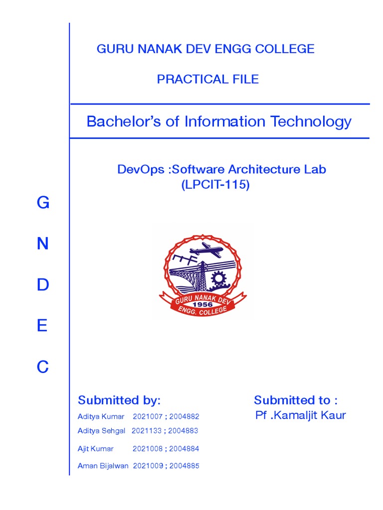 Devops Practical Pdf Computing Software