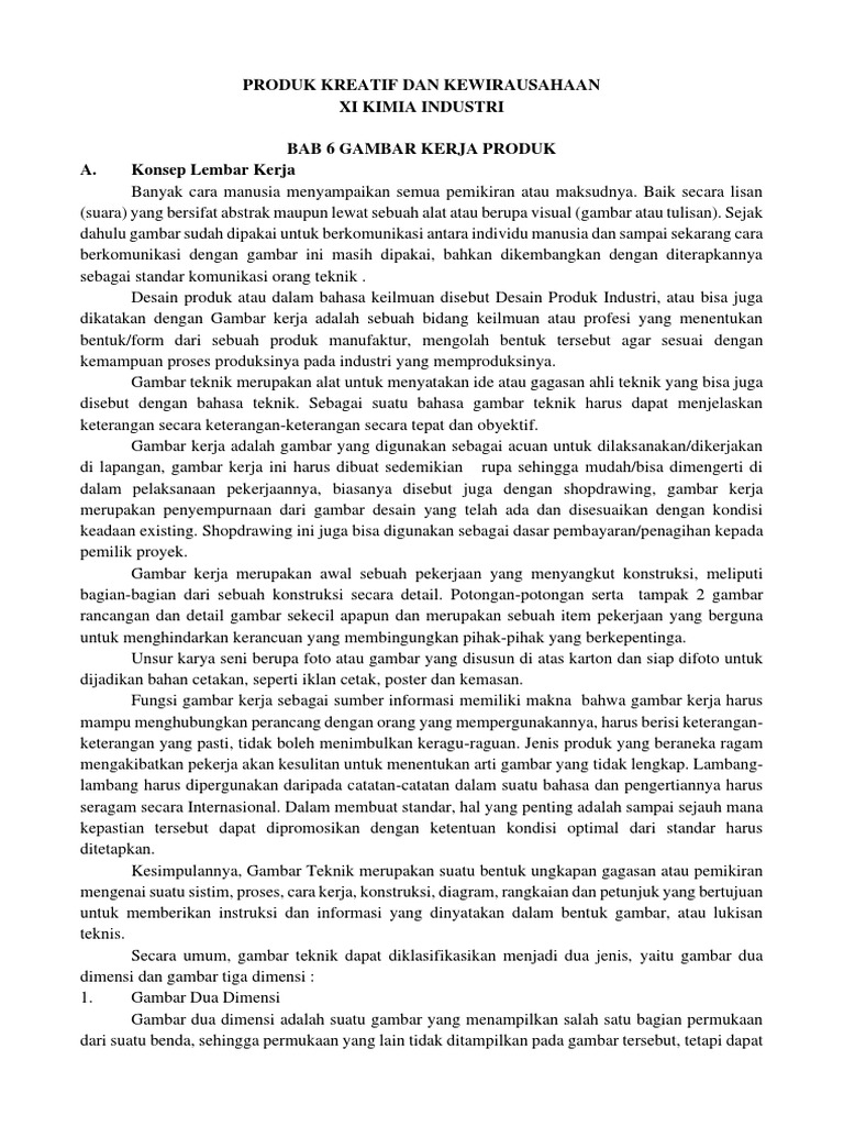 Materi PKK XI KI-Genap | PDF