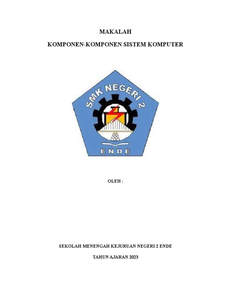 Makalah Komponen Sistem Komputer | PDF