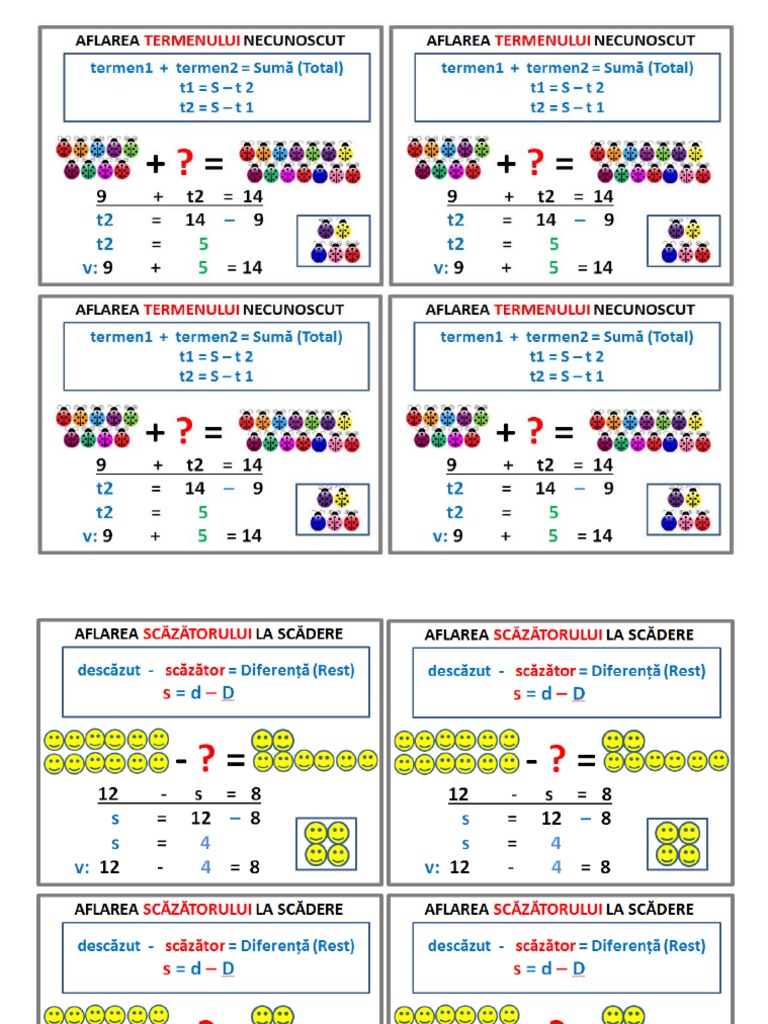 De Lipit in Caiet Mem Aflarea Numarului Necunoscut | PDF