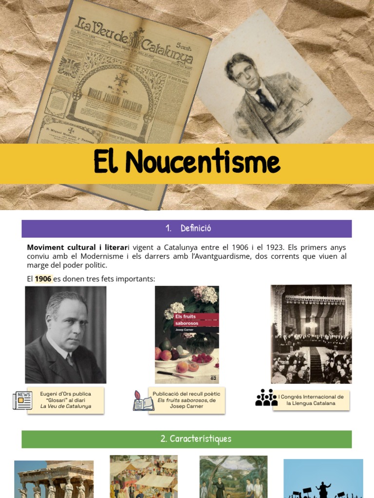 El Noucentisme | PDF