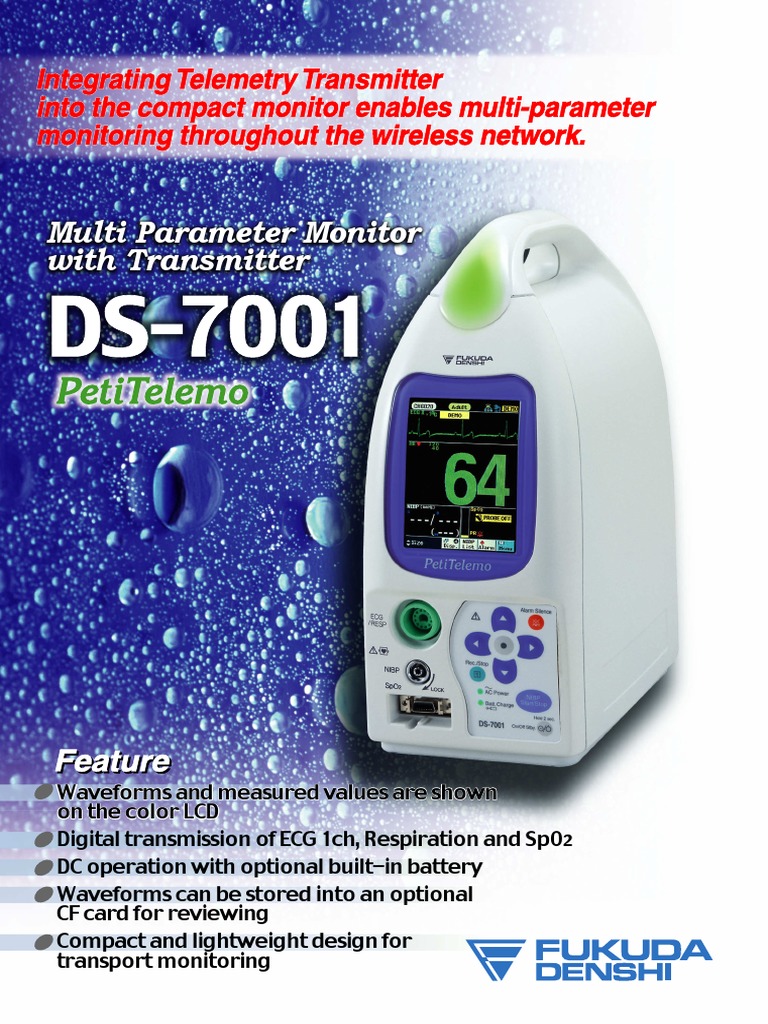 FUKUDA - DENSHI DS 7001 DS 7001 - Datasheet BP | PDF
