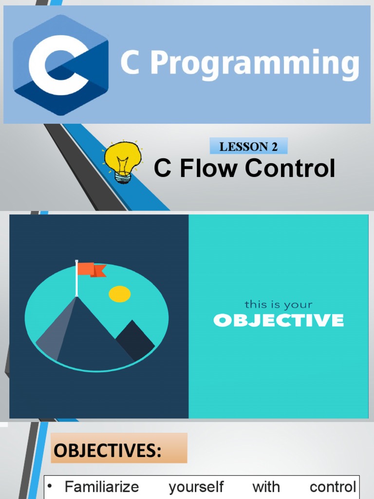 Lesson2 C Programming Pdf Control Flow Computer Engineering