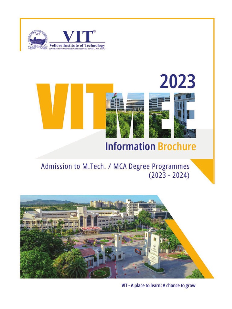 VITMEE Information Brochure 2023 | PDF