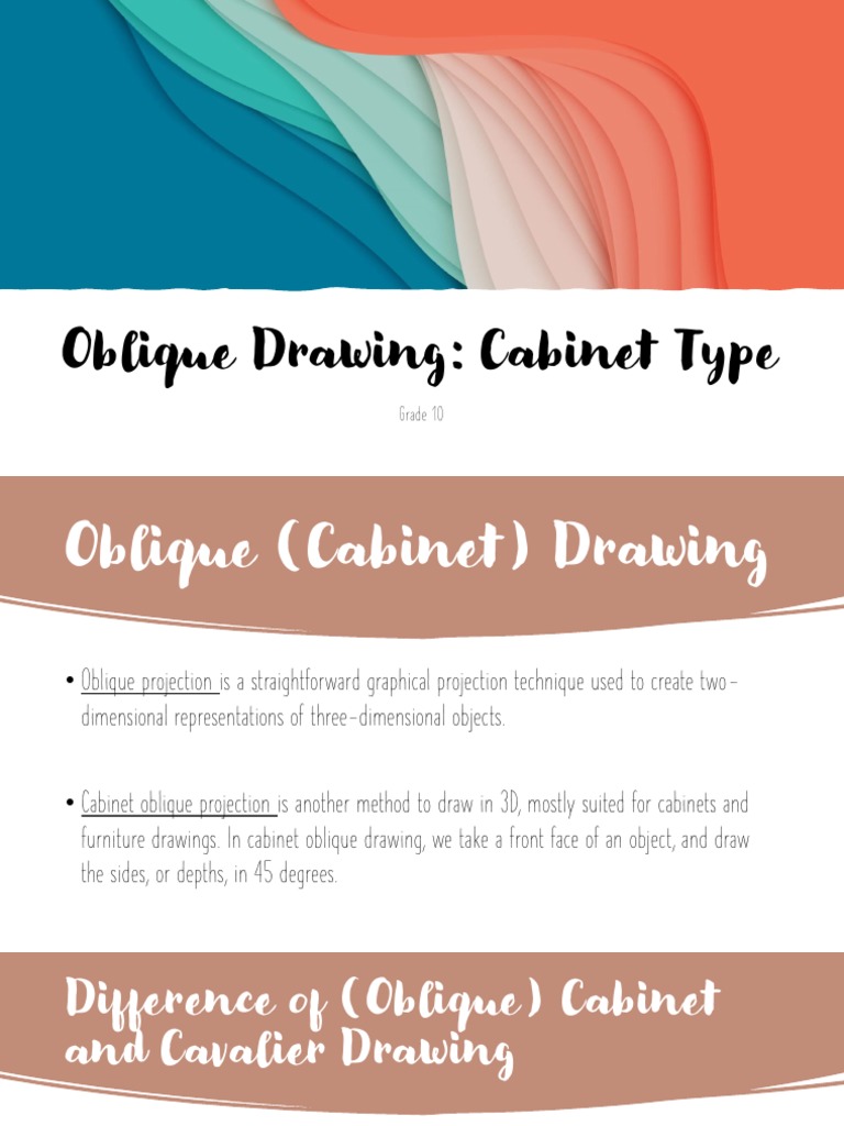Cabinet and Cavalier Drawing | PDF