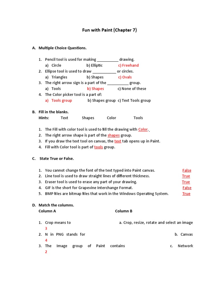 Fun With Paint ch7 | PDF | Computing | Software