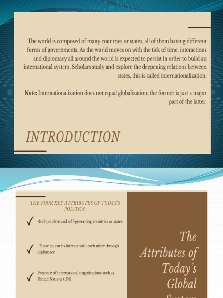 Attributes of Todays Global System | PDF