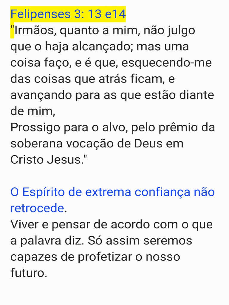 Felipenses 3'13 e 14 | PDF