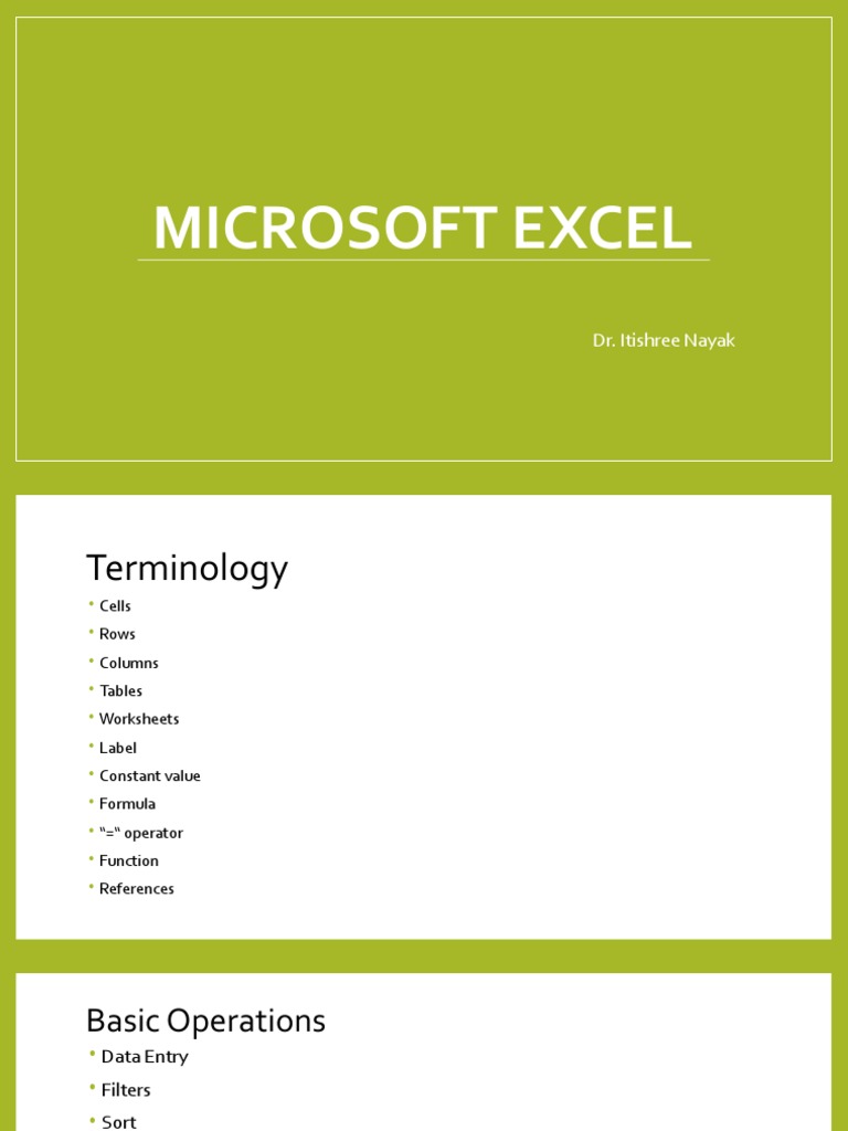 Microsoft Excel | PDF | Microsoft Excel | Interest