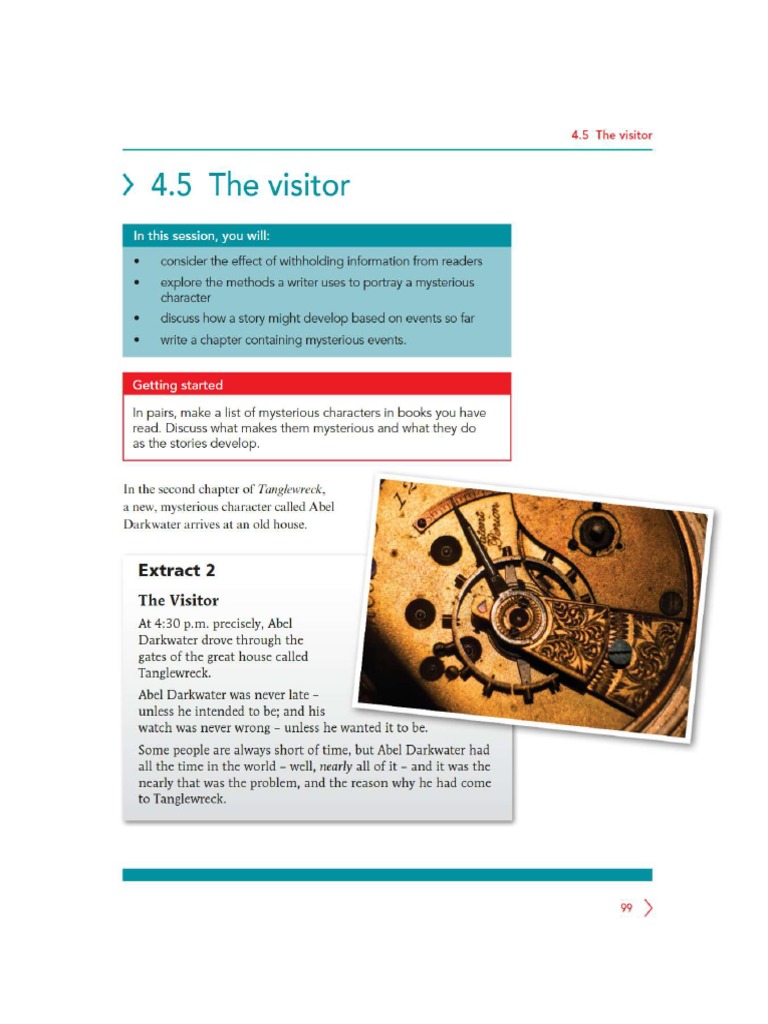 099 4.5 The Visitor | PDF