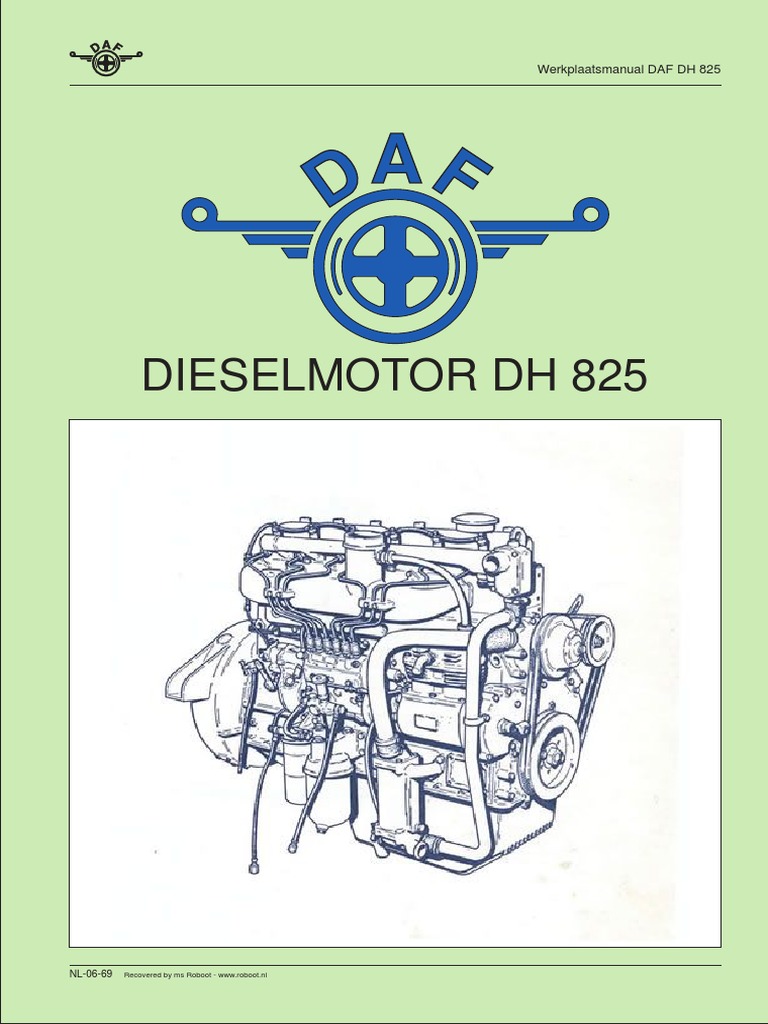 Daf 825 Manual | PDF