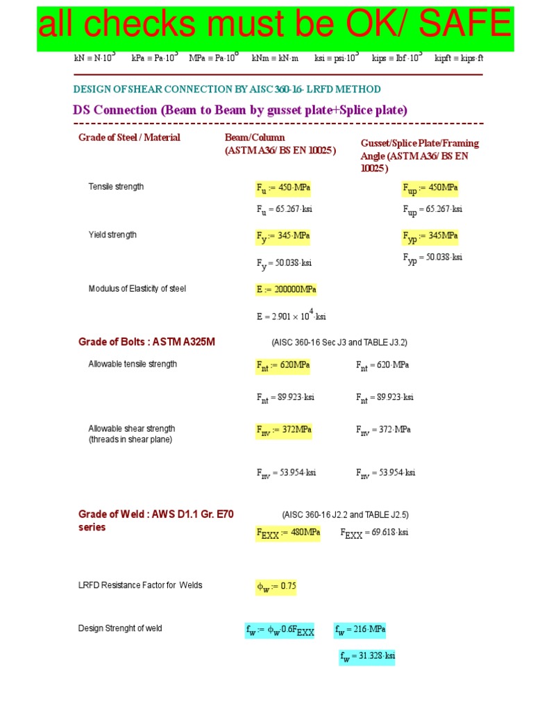 W8x18 Steel Beam Design Specifications | PDF | Structural Engineering ...