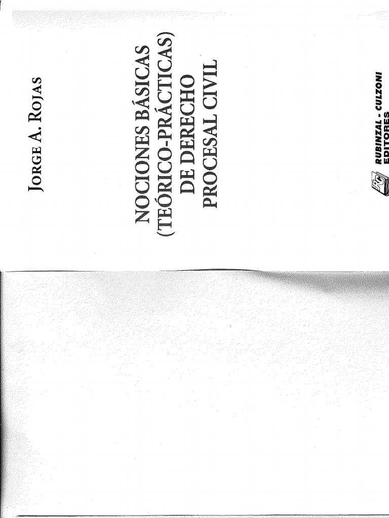 Nociones Basicas de Derecho Procesal Civil | PDF
