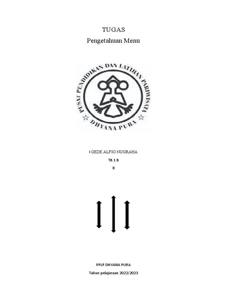 Tugas Set Menu | PDF