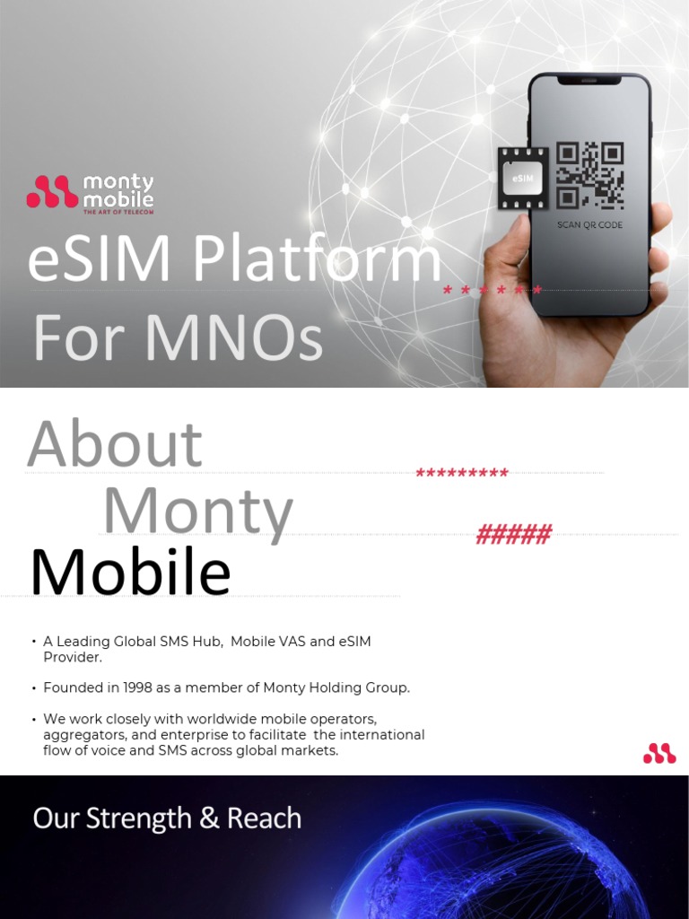 Monty Mobile ESIM Platform | PDF