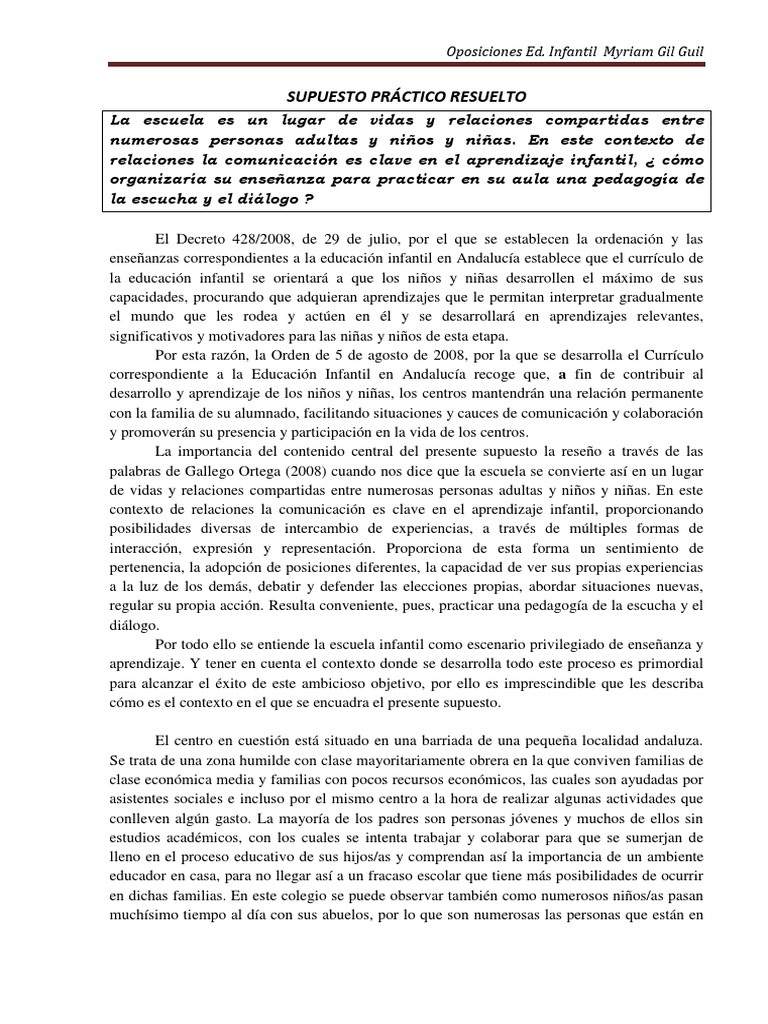 Supuesto Práctico Resuelto | PDF