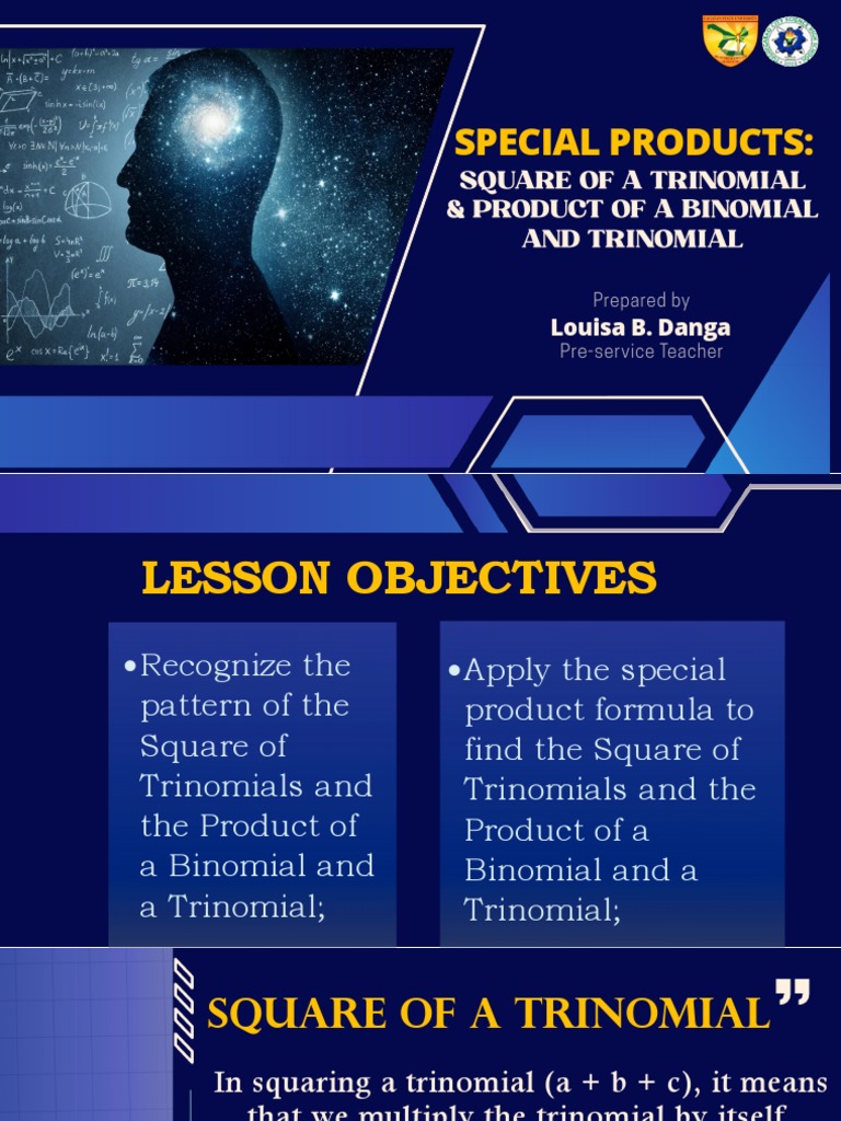 Square of Trinomials and Binomials | PDF | Mathematics | Algebra