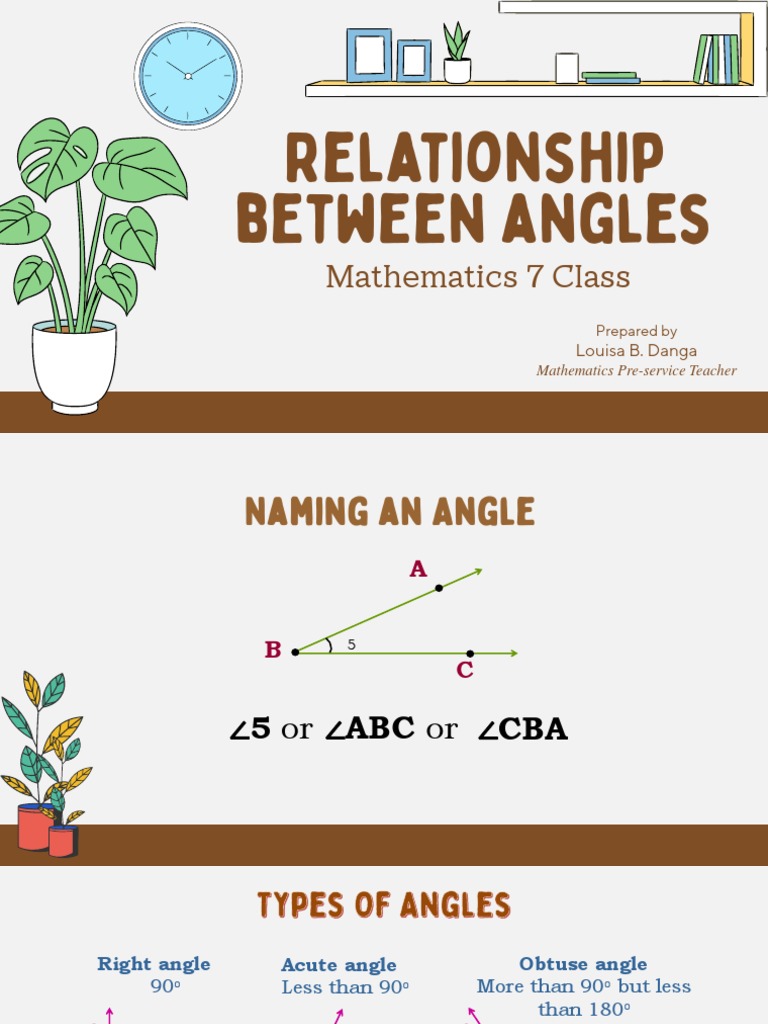 Angle Pair Relationship | PDF