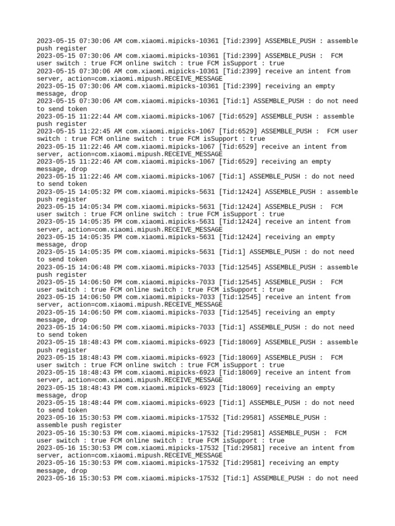 Log 1 | PDF | Xiaomi | Mobile Phones