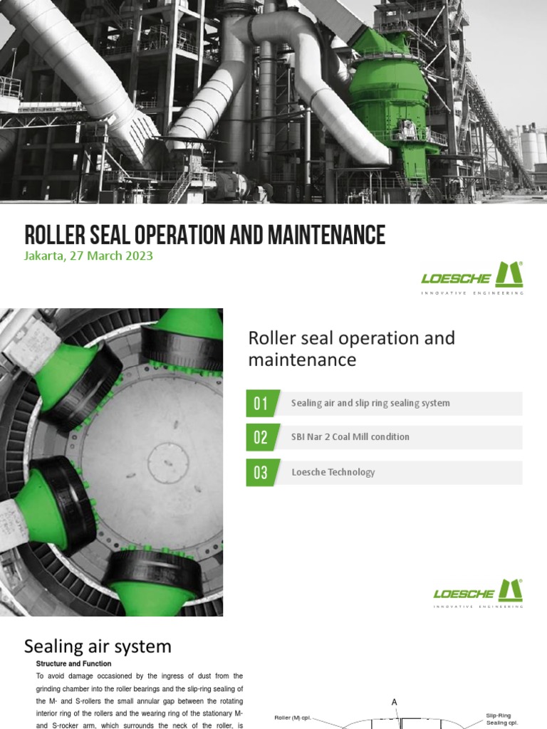 Loesche Roller Seal Maintenance Guide | PDF