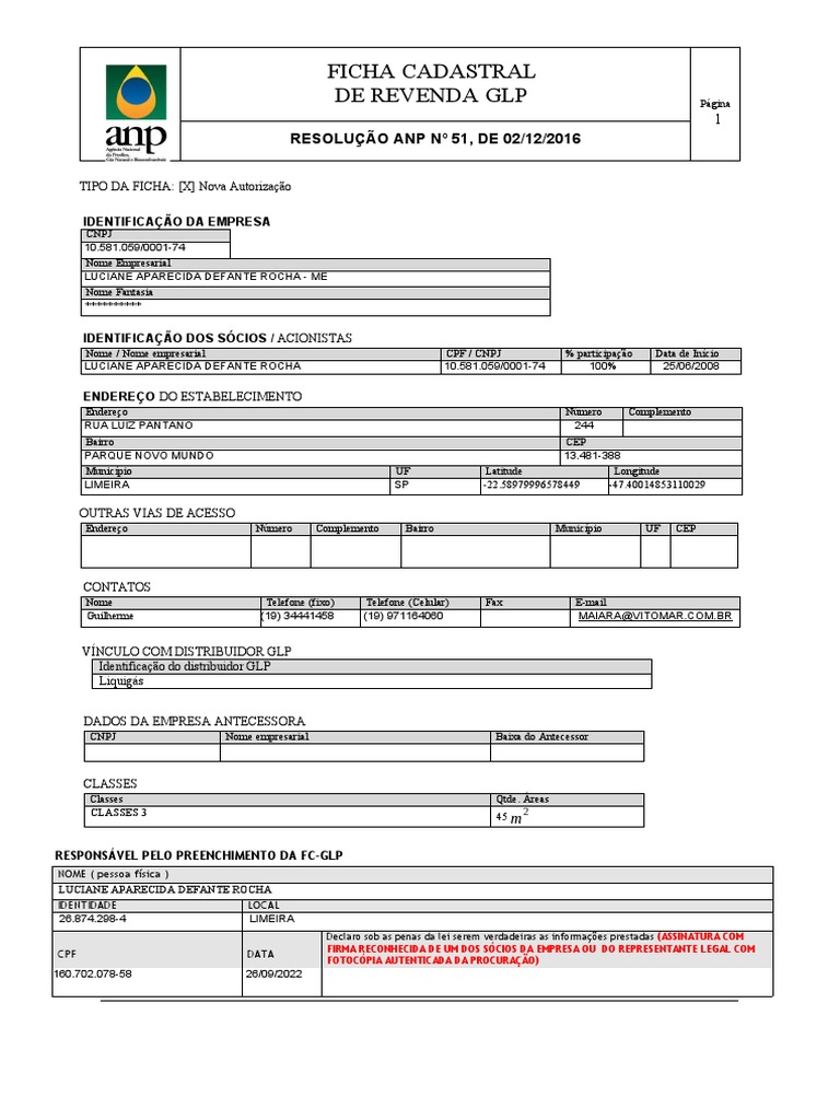 Modelo ANP - GLP | PDF | Brasil