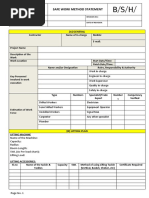 General SWP Template | PDF | Risk Assessment | Safety