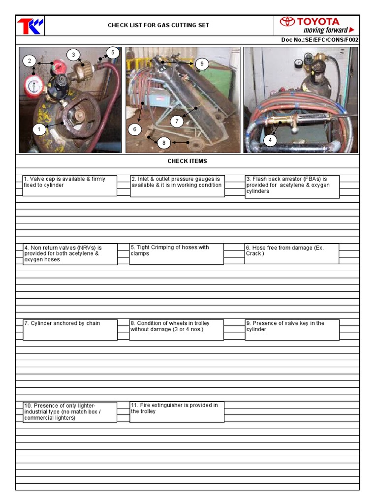 2 Gas Cutting | PDF | Gases | Equipment