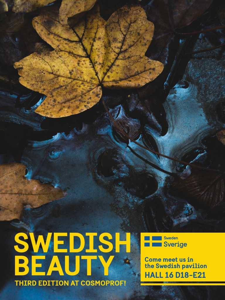 Contoh Brochure Swedish Beauty Pdf Cosmetics Brand