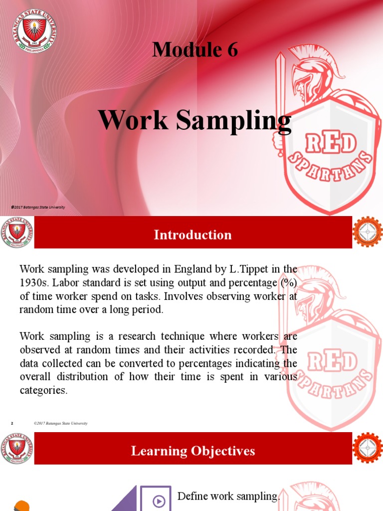 Module 6 Work Sampling | PDF