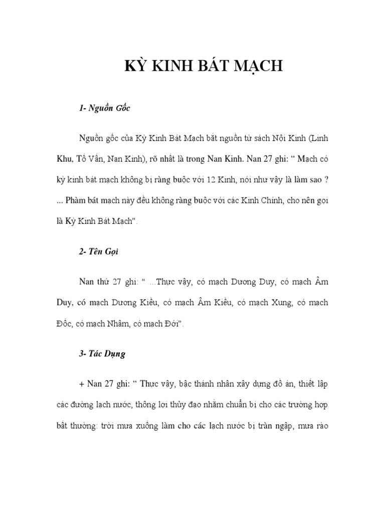 K Kinh Bát M CH - 275640 | PDF