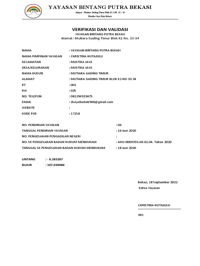 Verifikasi Dan Validasi | PDF