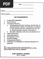 EQUIVALENT RECORD FORM ERF Revised 2023 | PDF | Affidavit