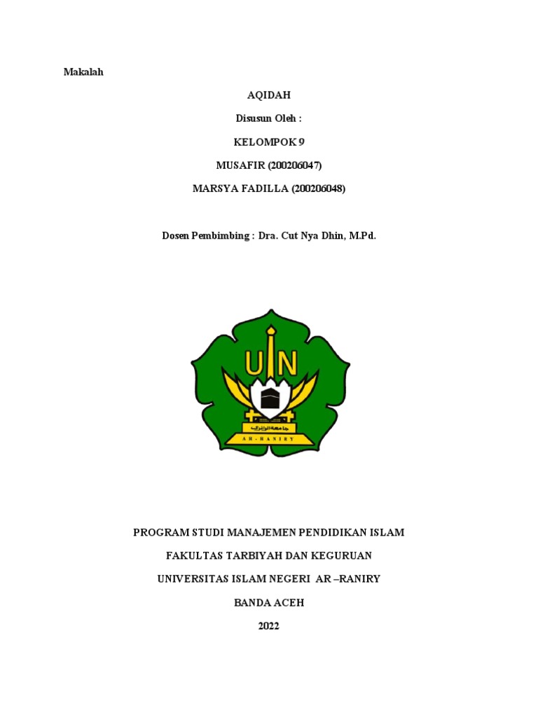 Makalah Aqidah | PDF