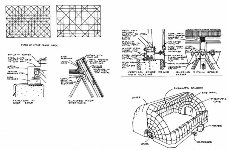 Space Frame and Tensegrity Structure | PDF
