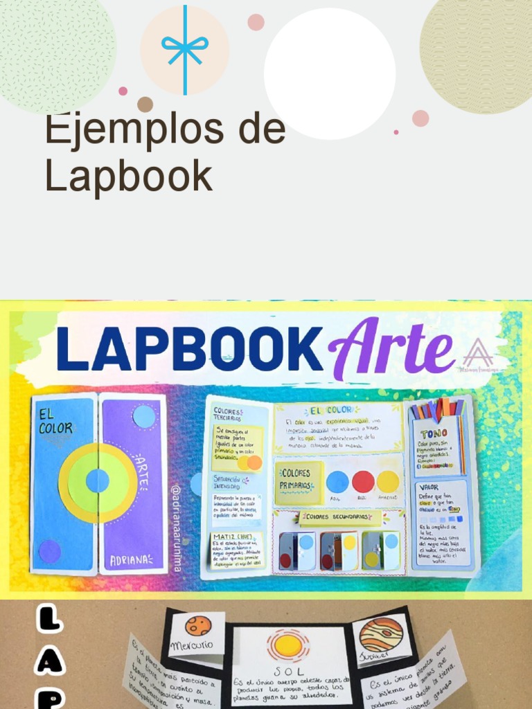 Anexo 4. Ejemplos de Lapbook | PDF