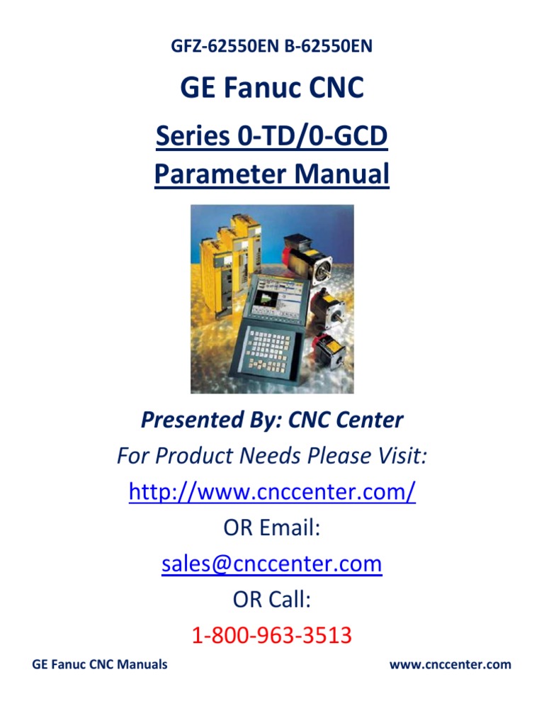 GE Fanuc CNC: Series 0-TD/0-GCD Parameter Manual | PDF