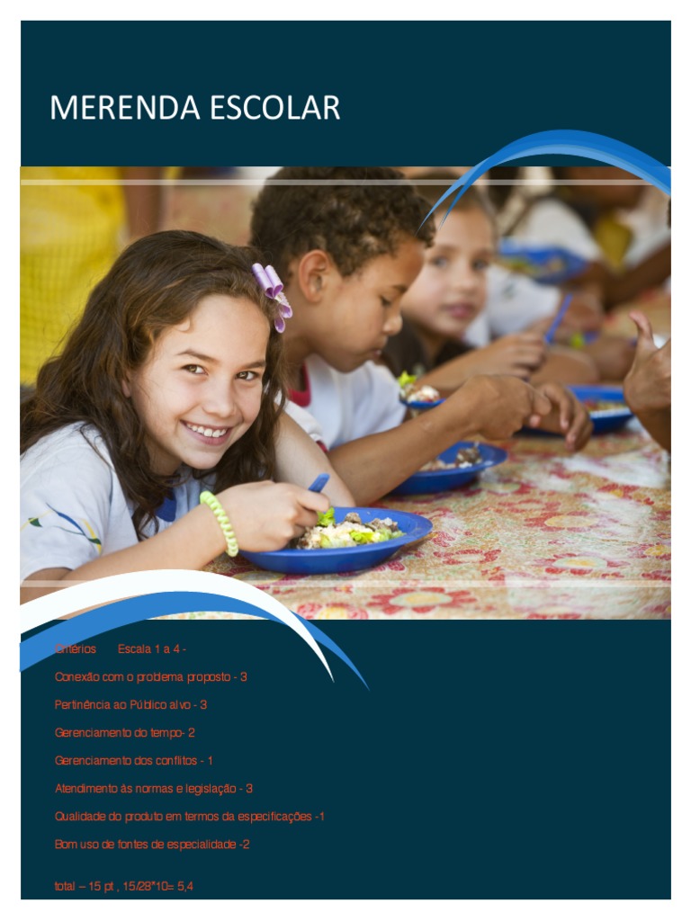 Cartilha Merenda Escolar | PDF